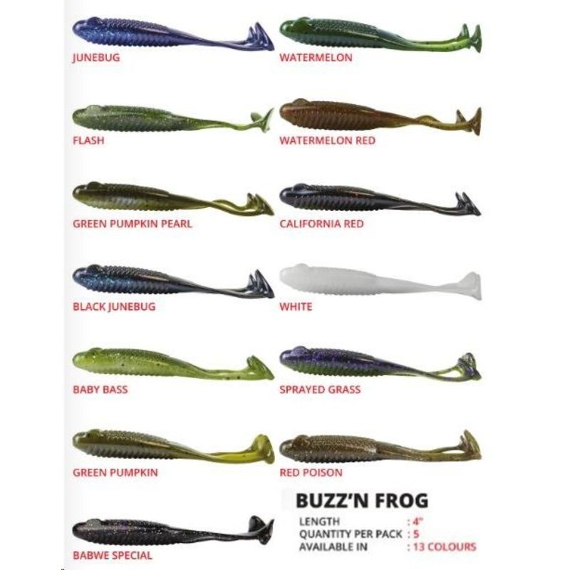 MCARTHY BUZZ N FROG WATERMELON RED – All Out Angling