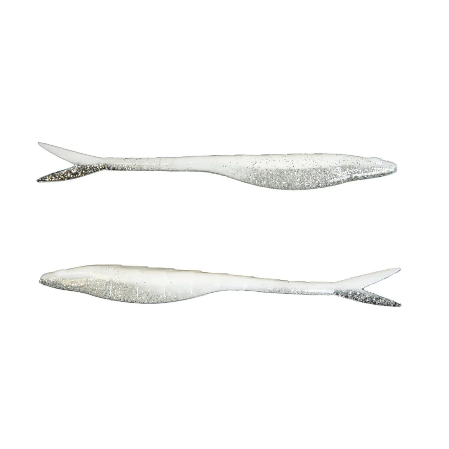 GOOGAN DART 5INCH WHITE PEARL SHAD – All Out Angling