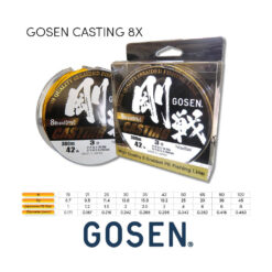 BRAID GOSEN 8X 300M 35LB – All Out Angling