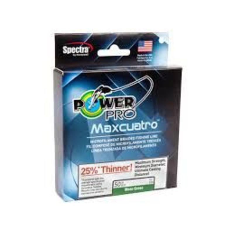 BRAID POWER PRO MAXCUATRO 50LB PER METER – All Out Angling