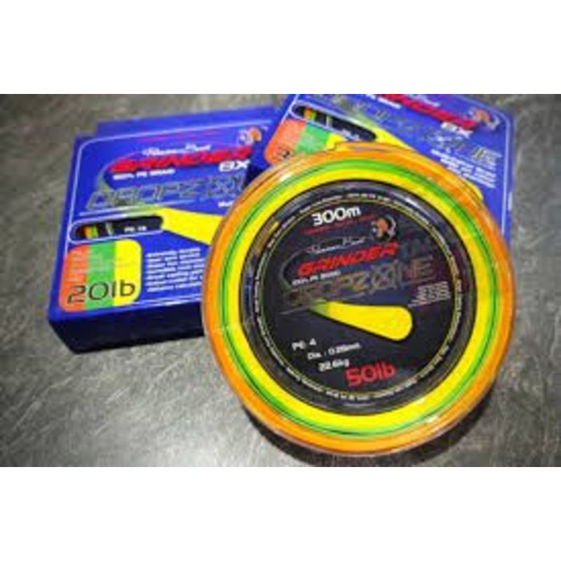 BRAID GRINDER PRO DROP ZONE 50LB 300M – All Out Angling
