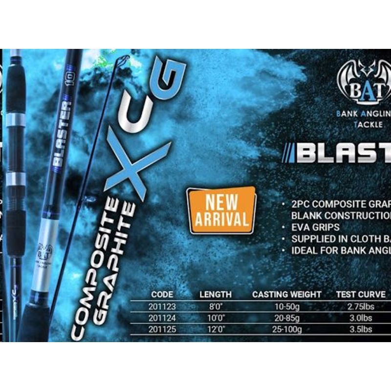 ROD BAT BLASTER CARP 8FT 2PCE – All Out Angling