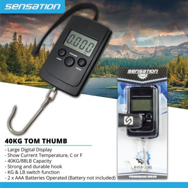 SCALE TOM THUMB 40KG – All Out Angling
