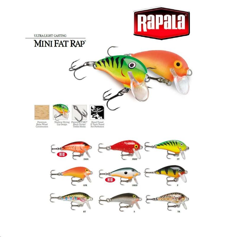 RAPALA MINI FAT RAP #3 MFR03CBN – All Out Angling